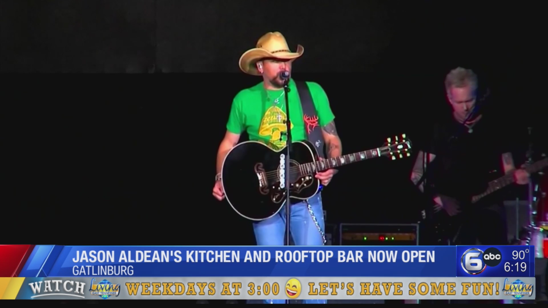 Jason Aldean’s Kitchen and Rooftop Bar now open in Gatlinburg – WATE 6 ...