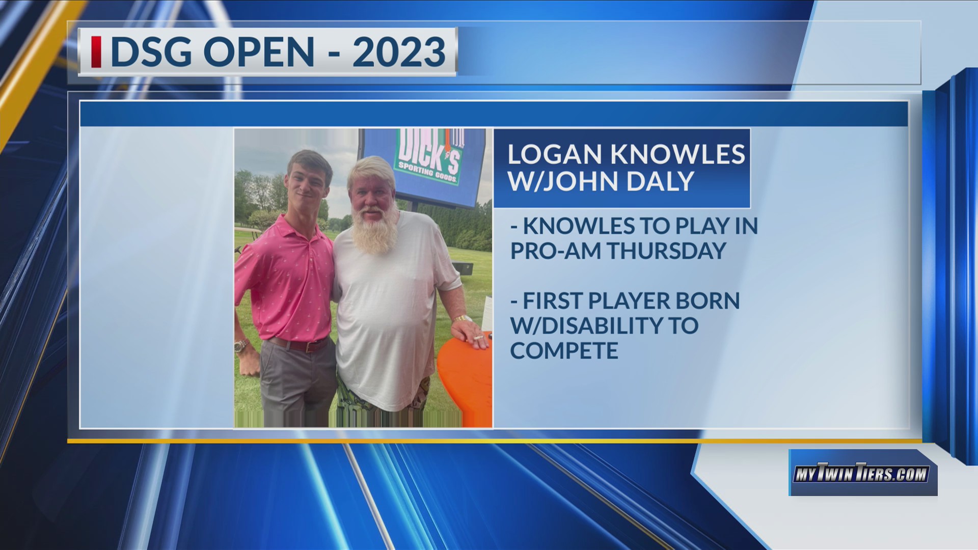 Logan Knowles meets John Daly – WETM – MyTwinTiers.com