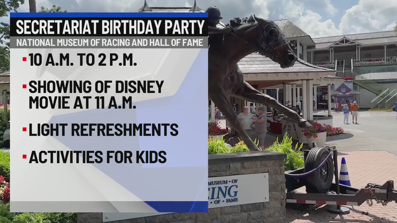 Secretariat birthday party – NEWS10 ABC