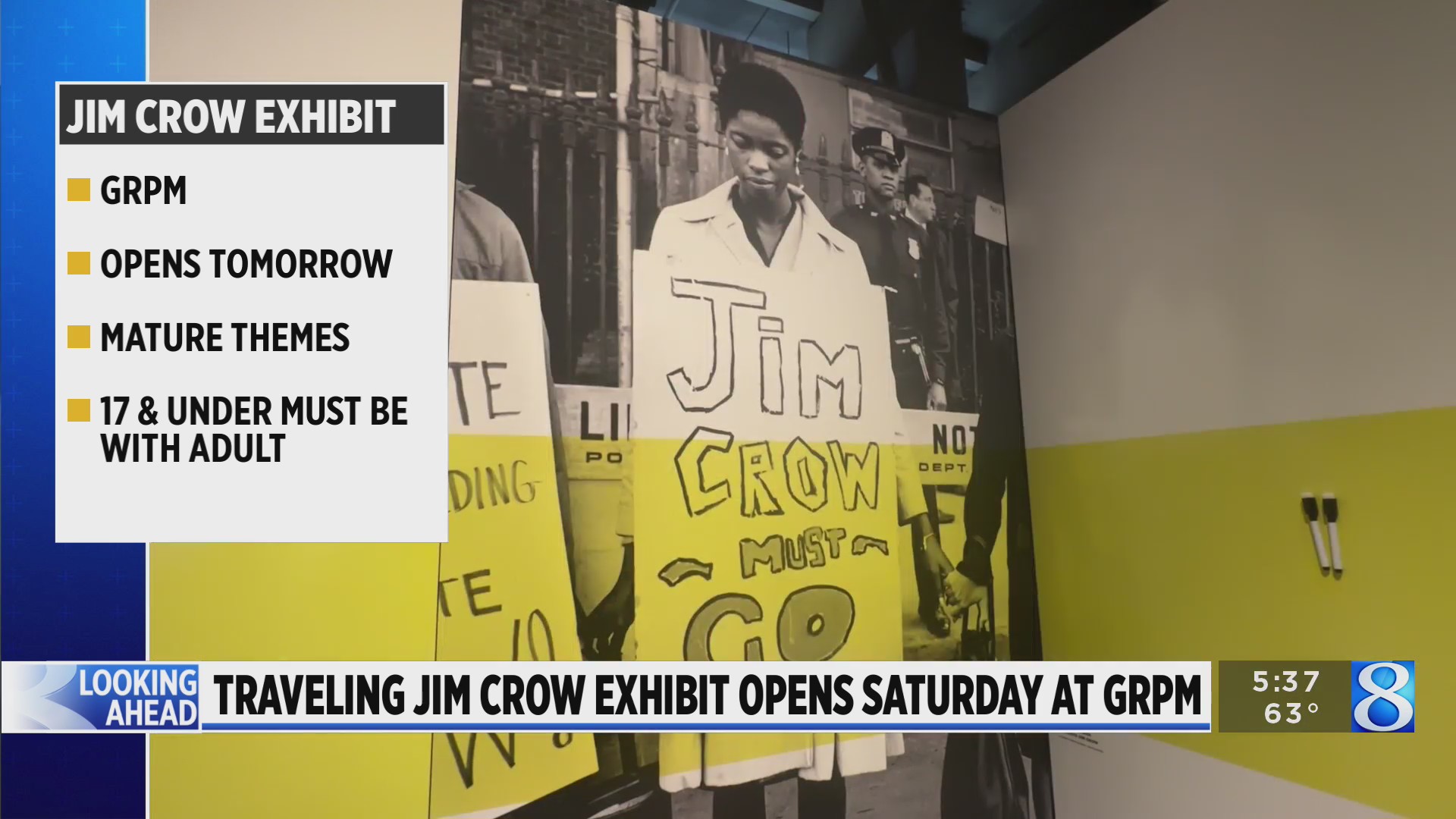 Traveling Jim Crow exhibit opens Saturday – WOODTV.com