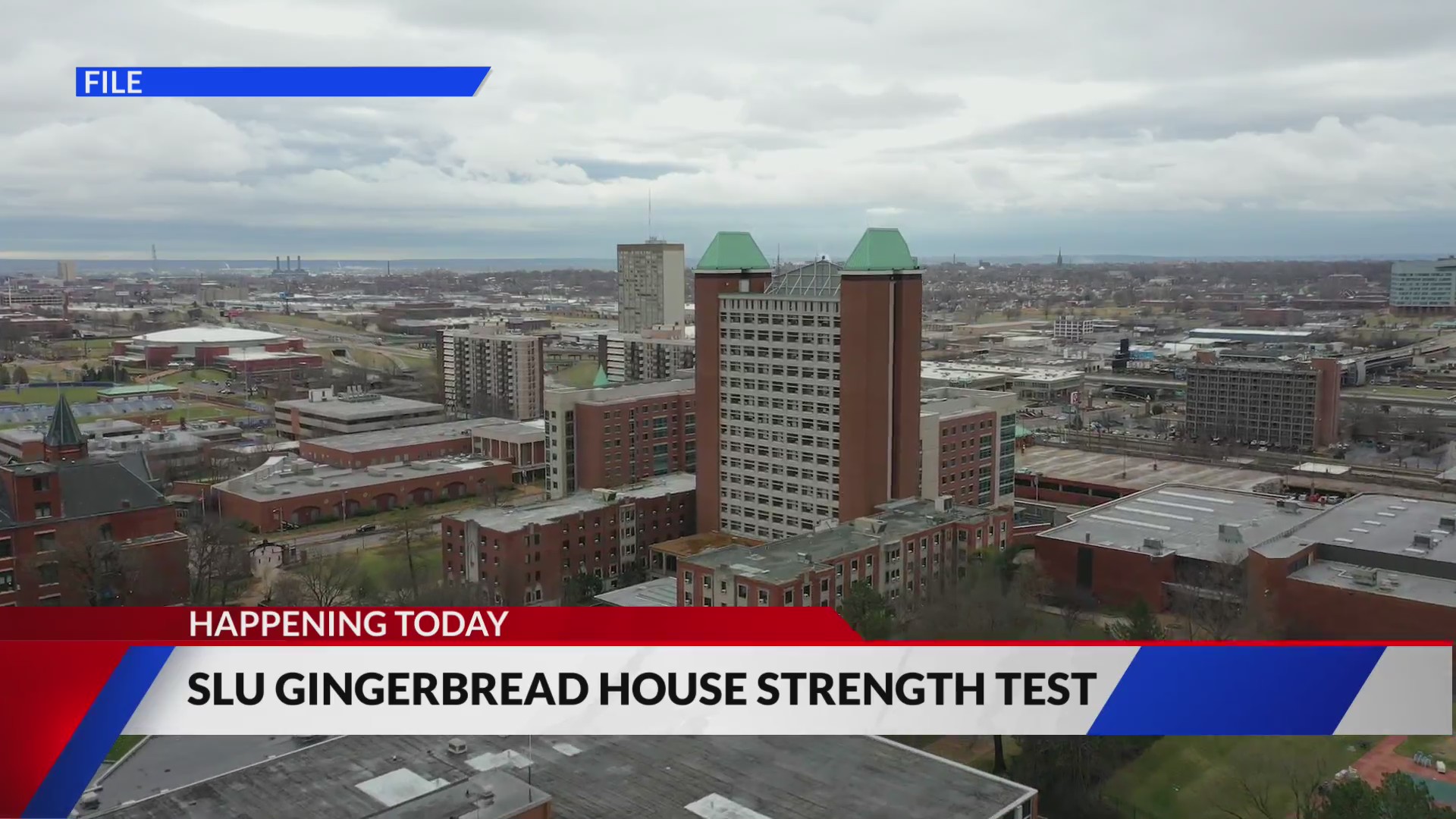 SLU gingerbread house strength testing today – FOX 2