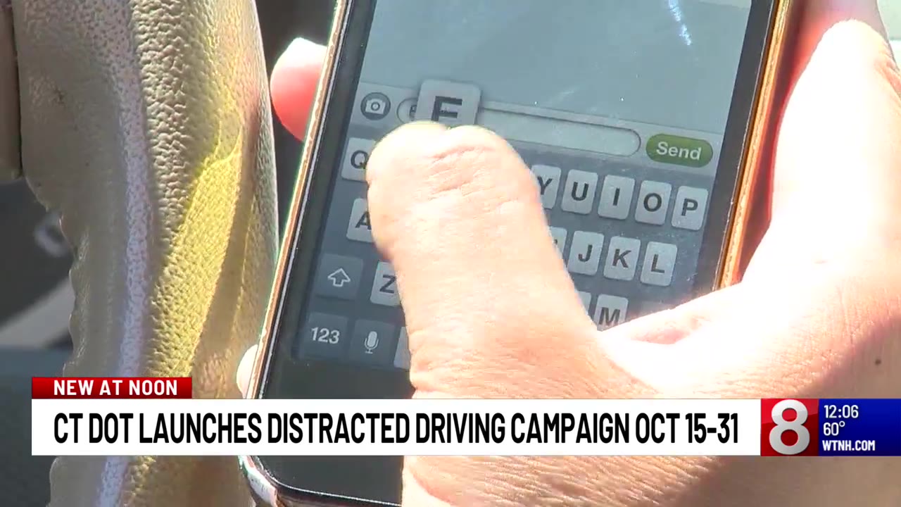 Connecticut DOT launches distracted driving campaign – WTNH.com