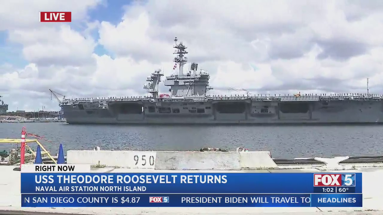 USS Theodore Roosevelt Returns – FOX 5 San Diego & KUSI News