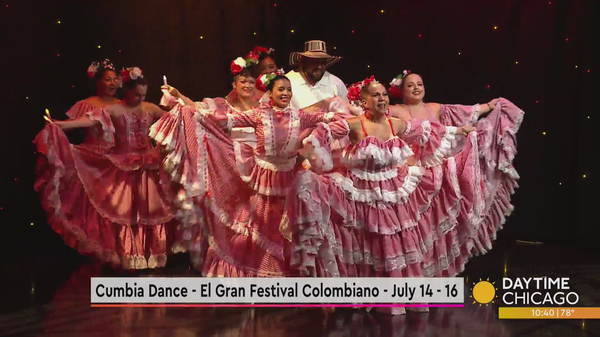 Cumbia Dance – El Gran Festival Colombiano – July 14 – 16 – WGN-TV