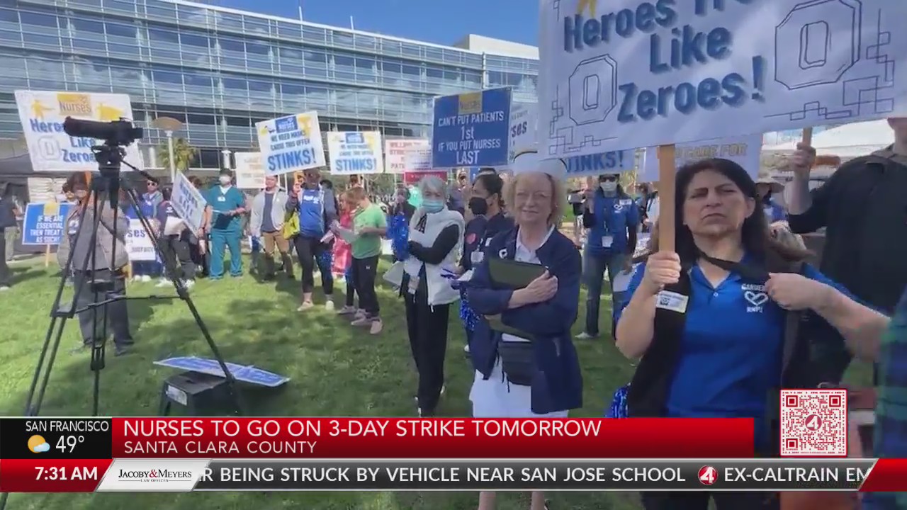 Nurses to go on 3-day strike tomorrow – KRON4