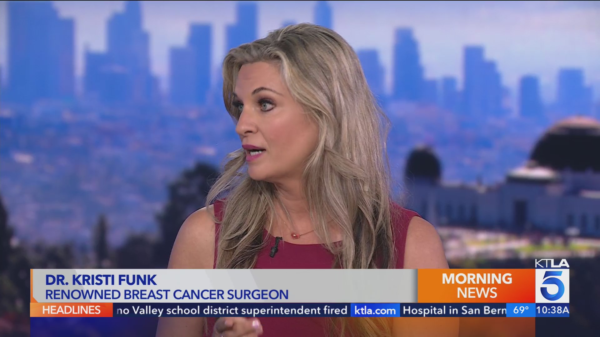 Dr. Kristi Funk discusses new breast cancer statistics – KTLA