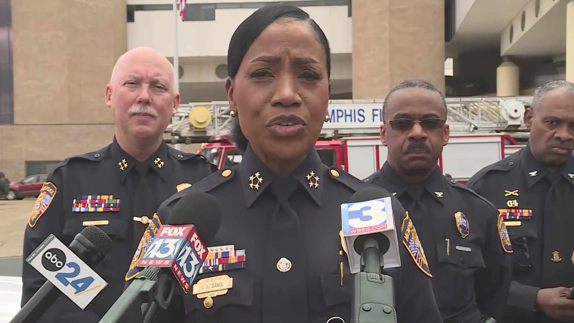 Interim MPD Chief CJ Davis provides details about officer shooting. – WREG.com