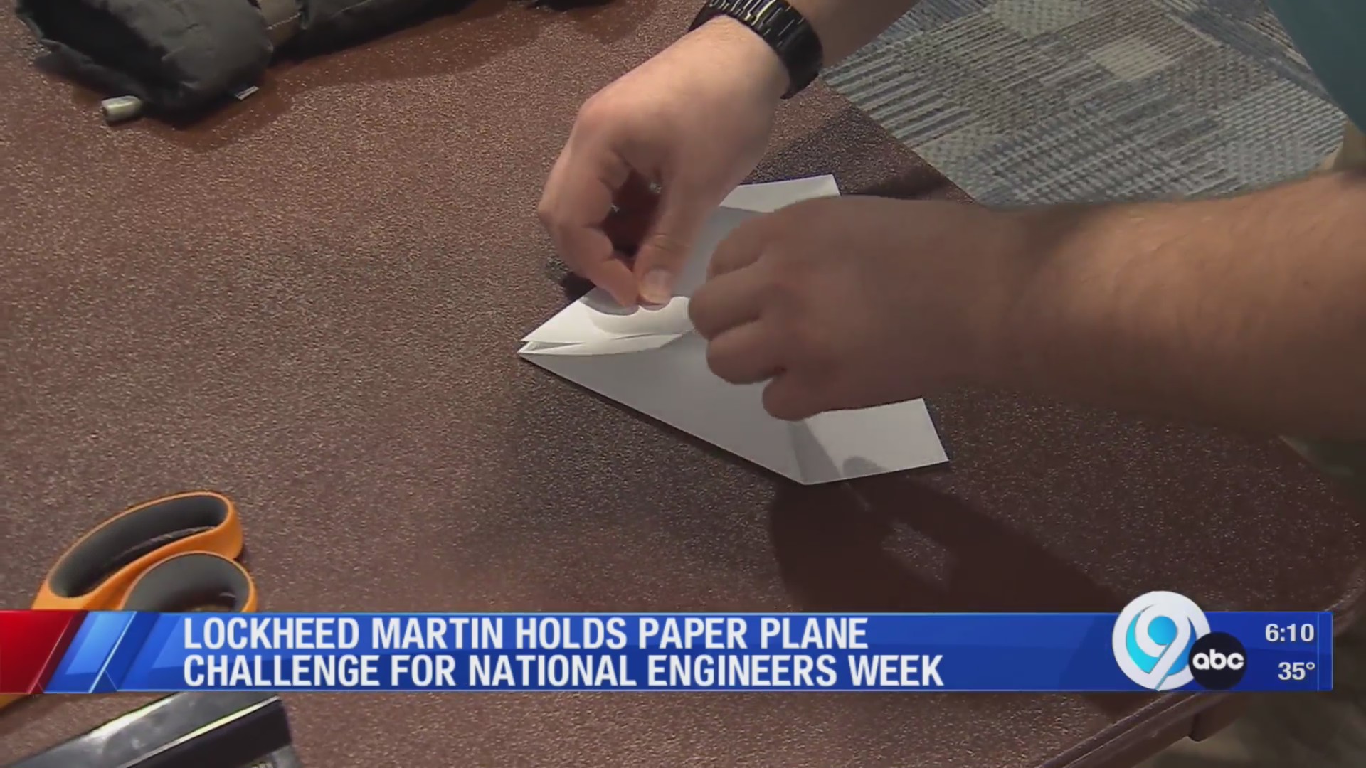 Lockheed Martin hold paper plane challenge for National Engineers Week ...