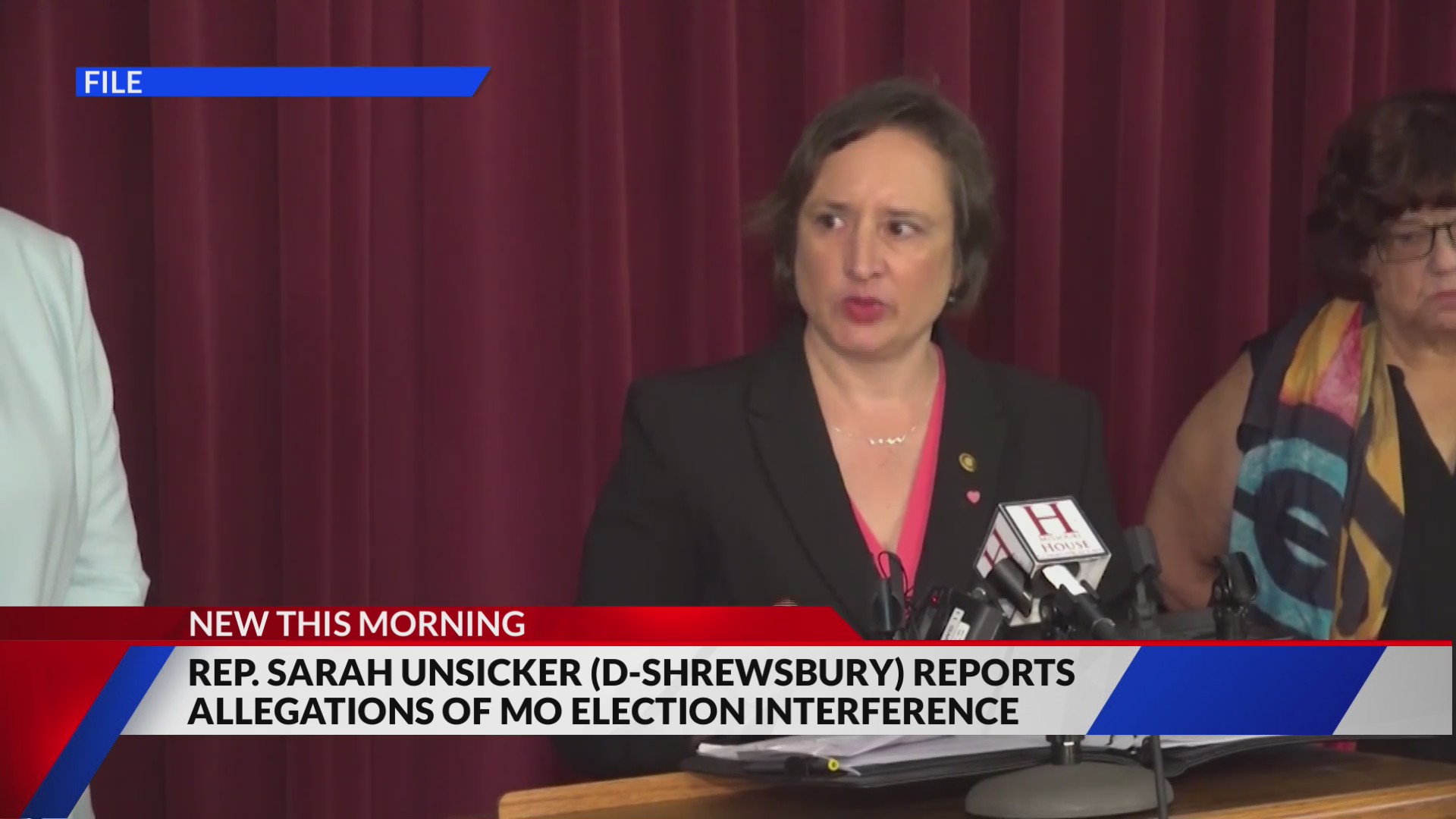 Rep. Sarah Unsicker reports allegations of Missouri election ...