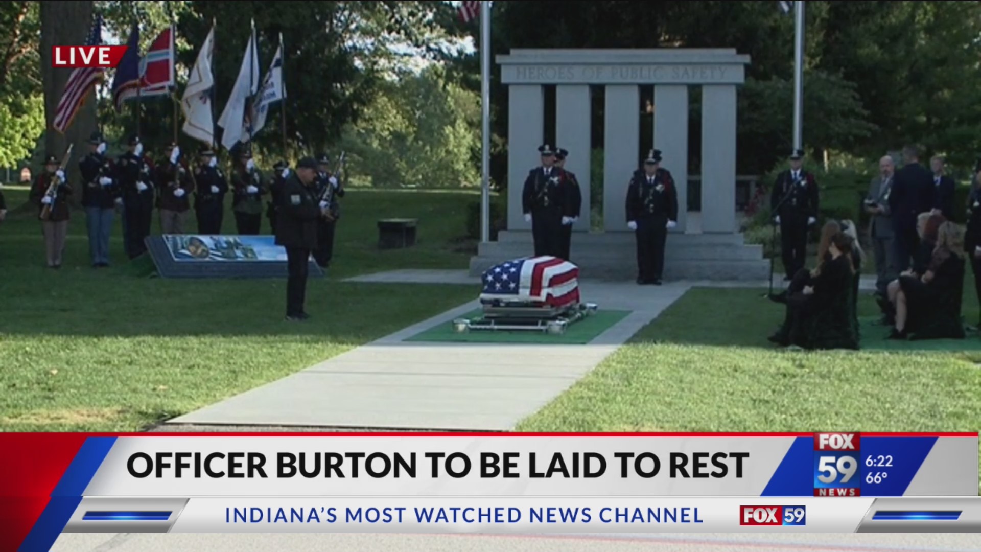 Officer Seara Burton laid to rest at Crown Hill Cemetery – Fox 59