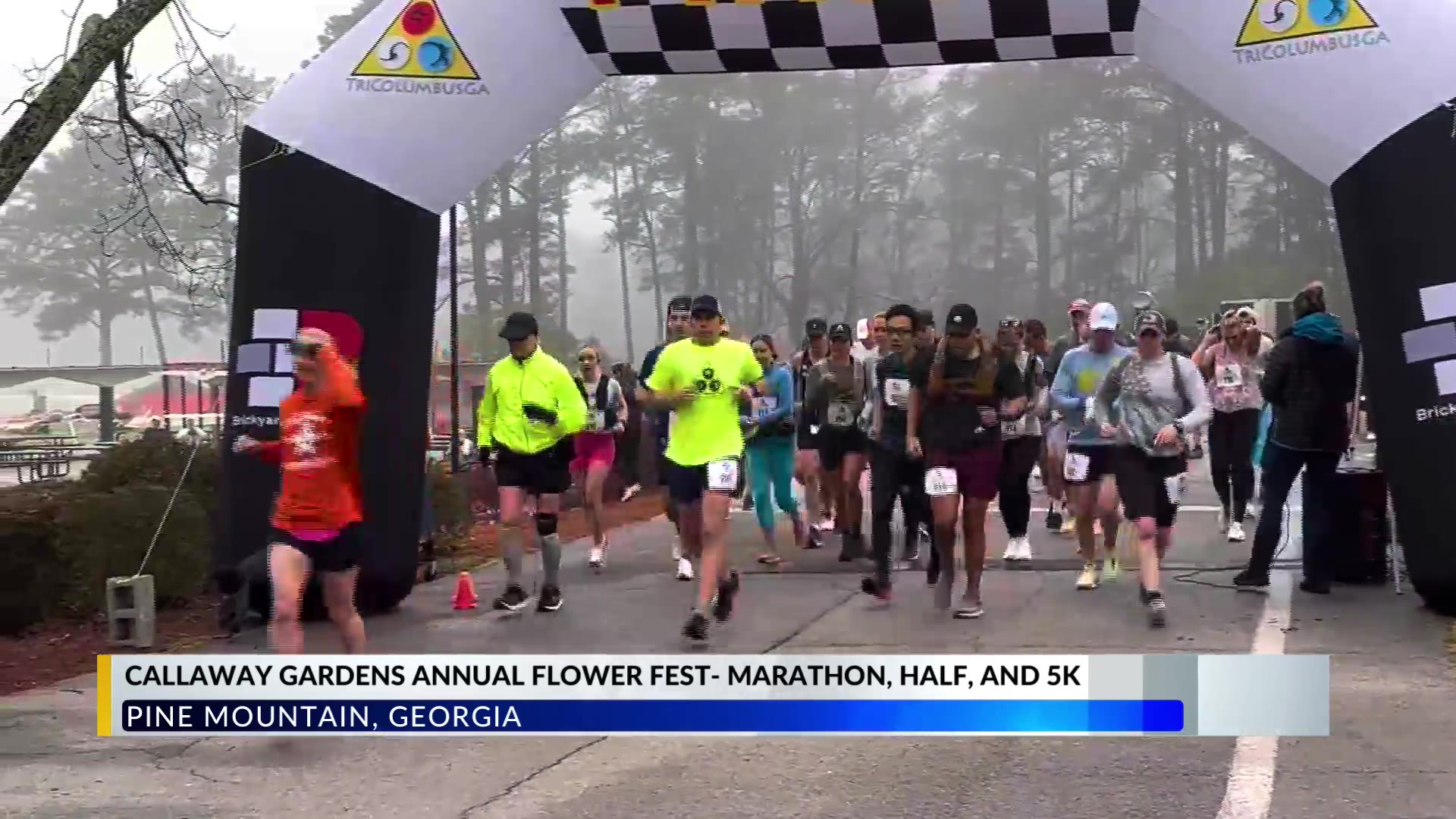 Callaway Gardens Flowerfest Marathon/Half/5K 2024-Live 1 – WRBL