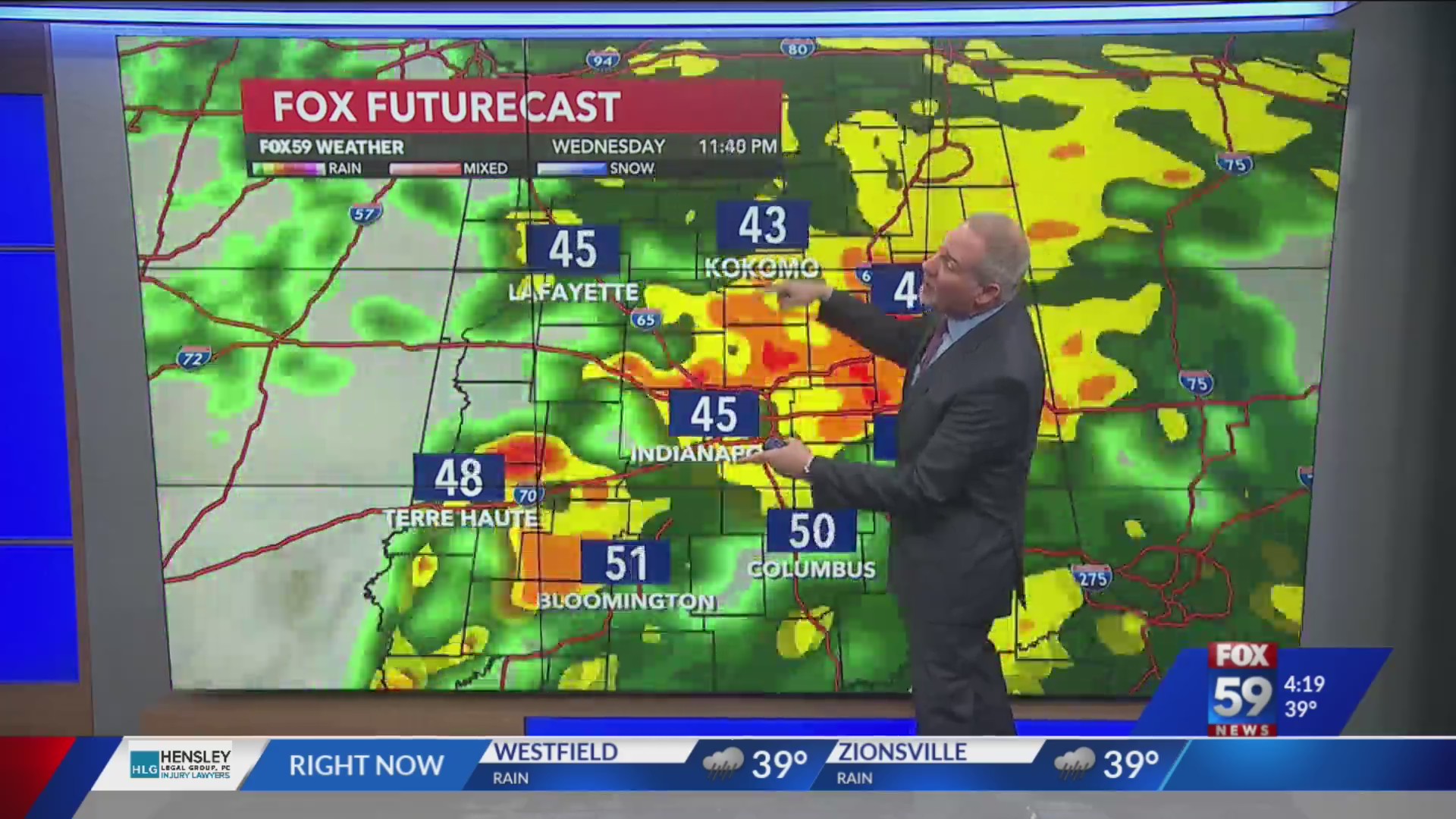A new storm system arrives, heavy downpours tonight – Fox 59