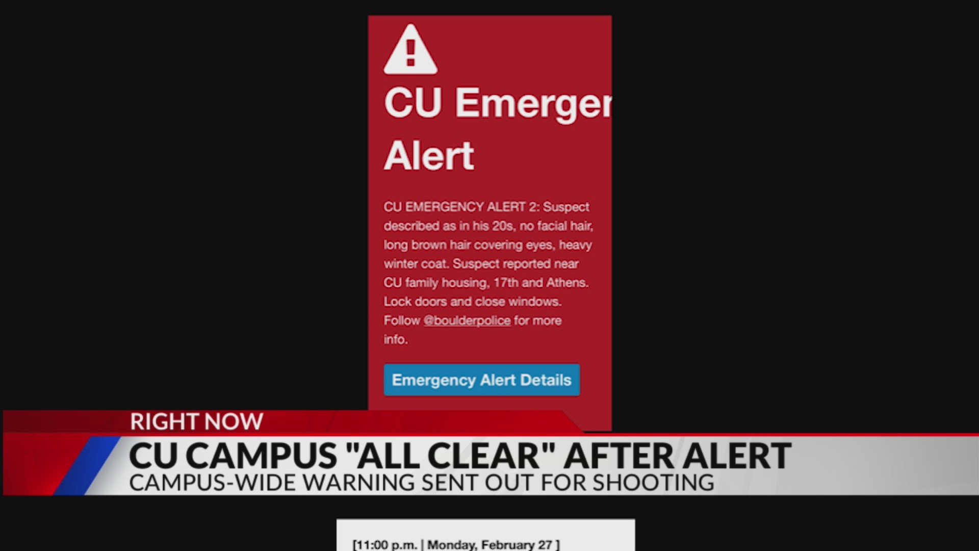 Man shot near CU Boulder, suspect not located – FOX31 Denver