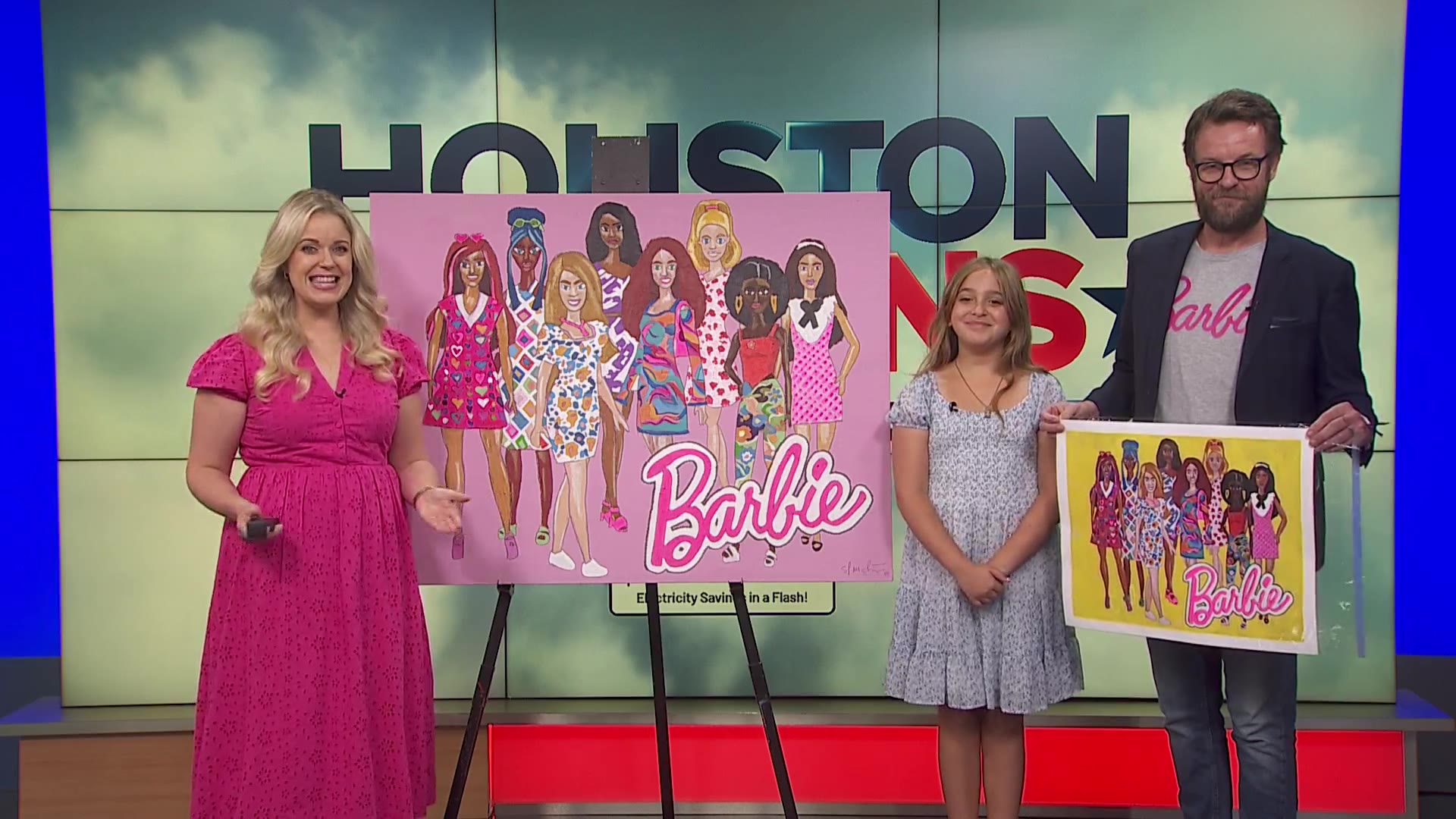 Father and daughter Barbie painting – CW39 Houston