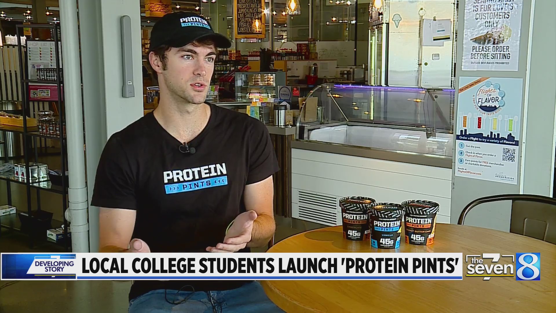 Local college students launch ‘Protein Pints’ ice cream – WOODTV.com