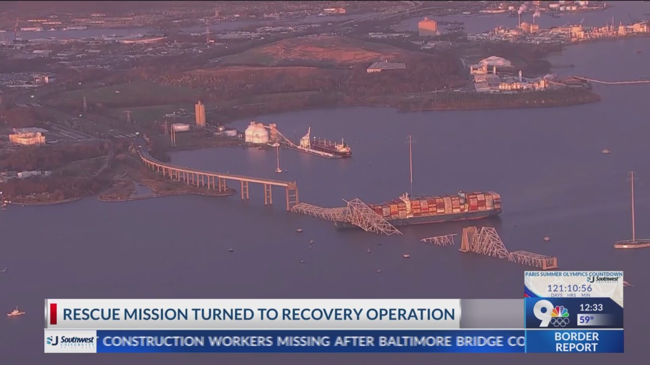 Recovery efforts continue after Baltimore bridge collapses – KTSM 9 News