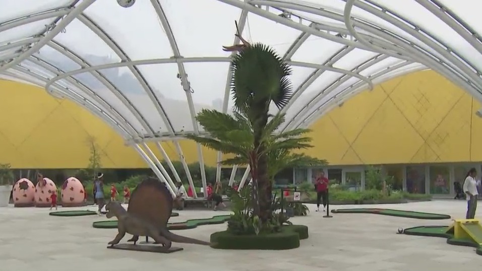 Jurassic Mini-Golf at the Brooklyn Children’s Museum – PIX11