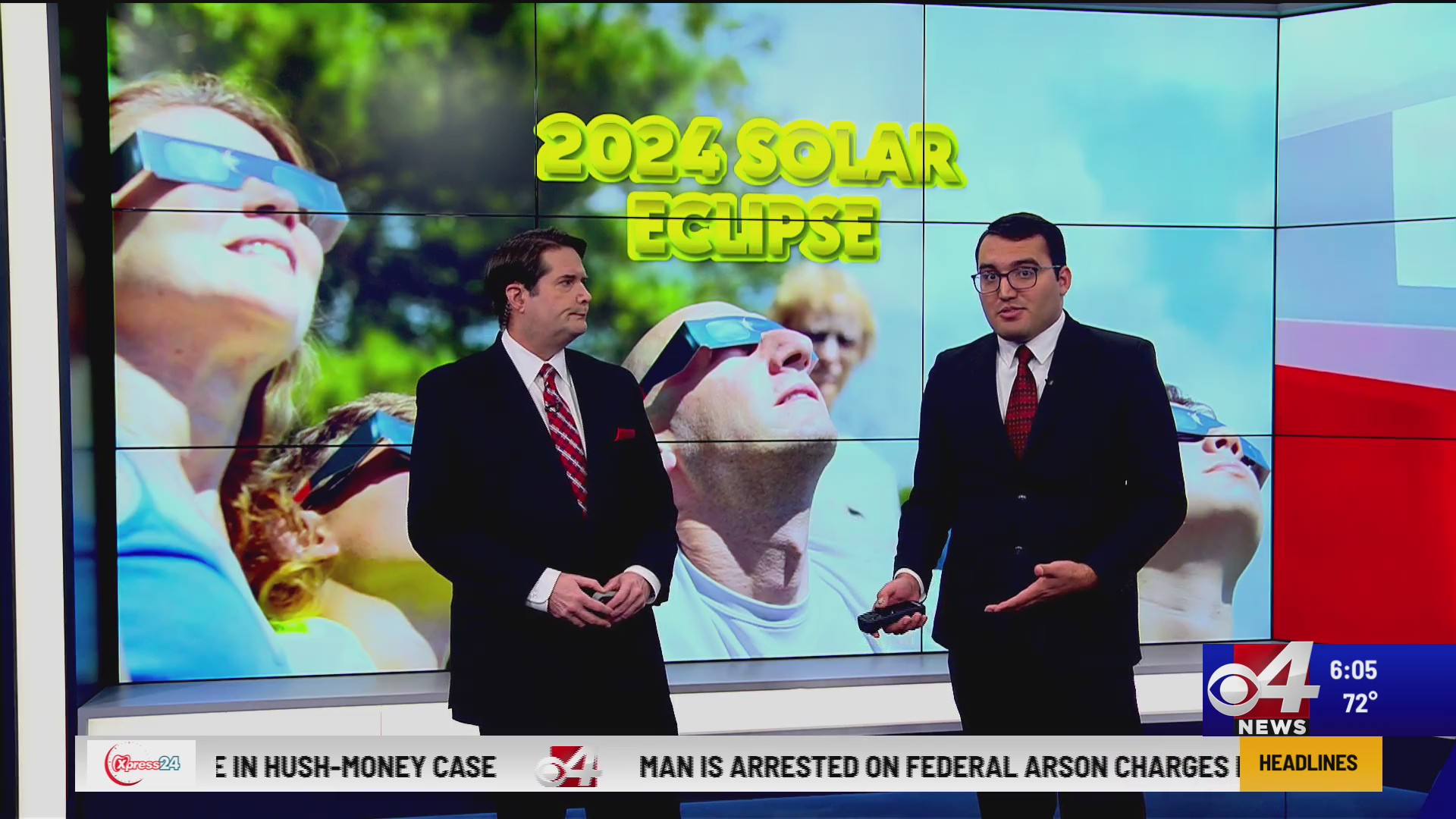 Eclipse with Jim and Marco – KVEO-TV
