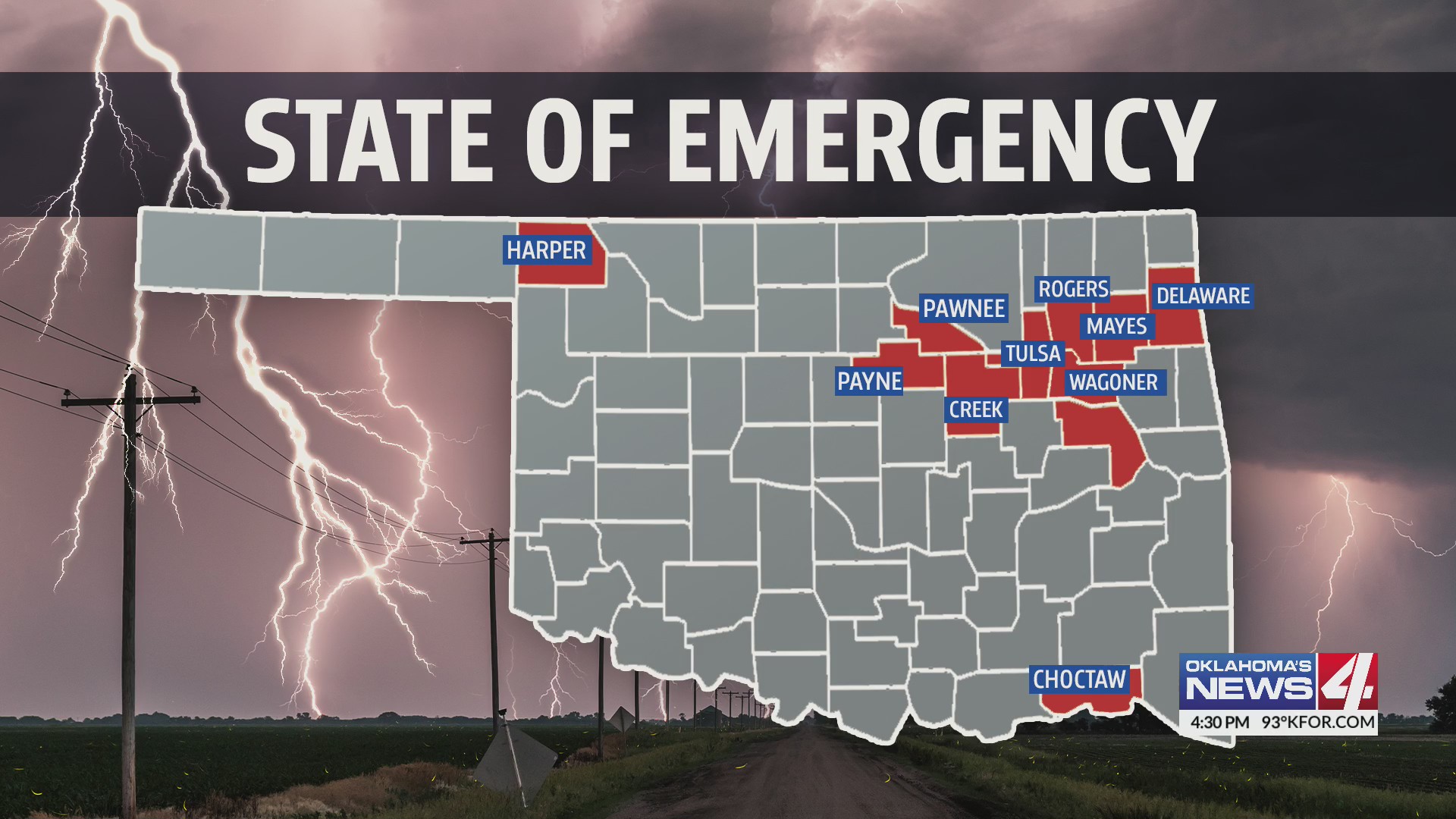 State of Emergency declared for eastern Oklahoma – KFOR.com Oklahoma City