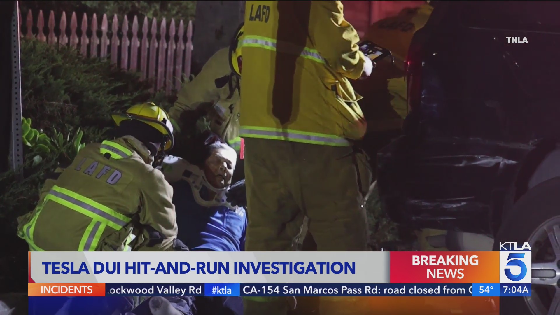 Alleged DUI driver attempts to flee, injures pedestrians – KTLA