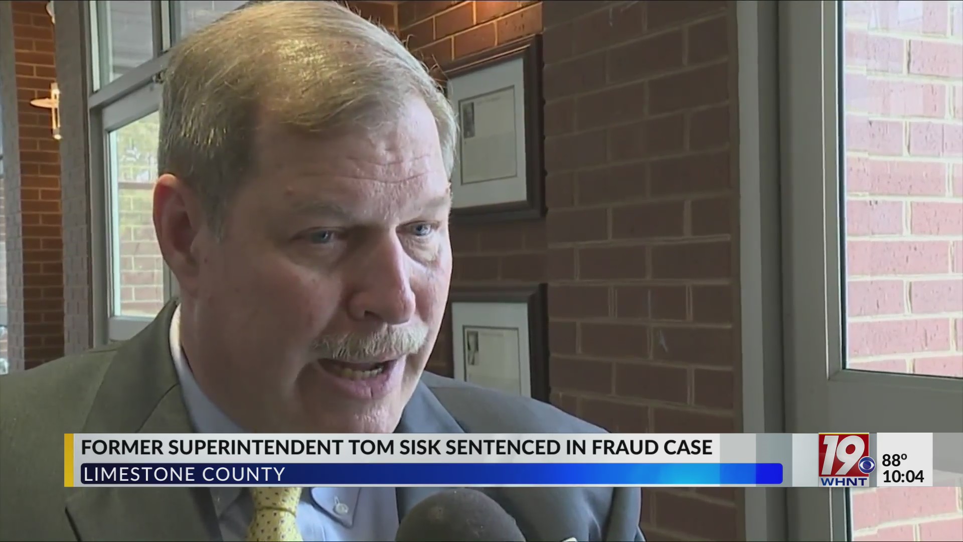 Fmr. Superintendent Tom Sisk Sentenced in Fraud Case – WHNT.com