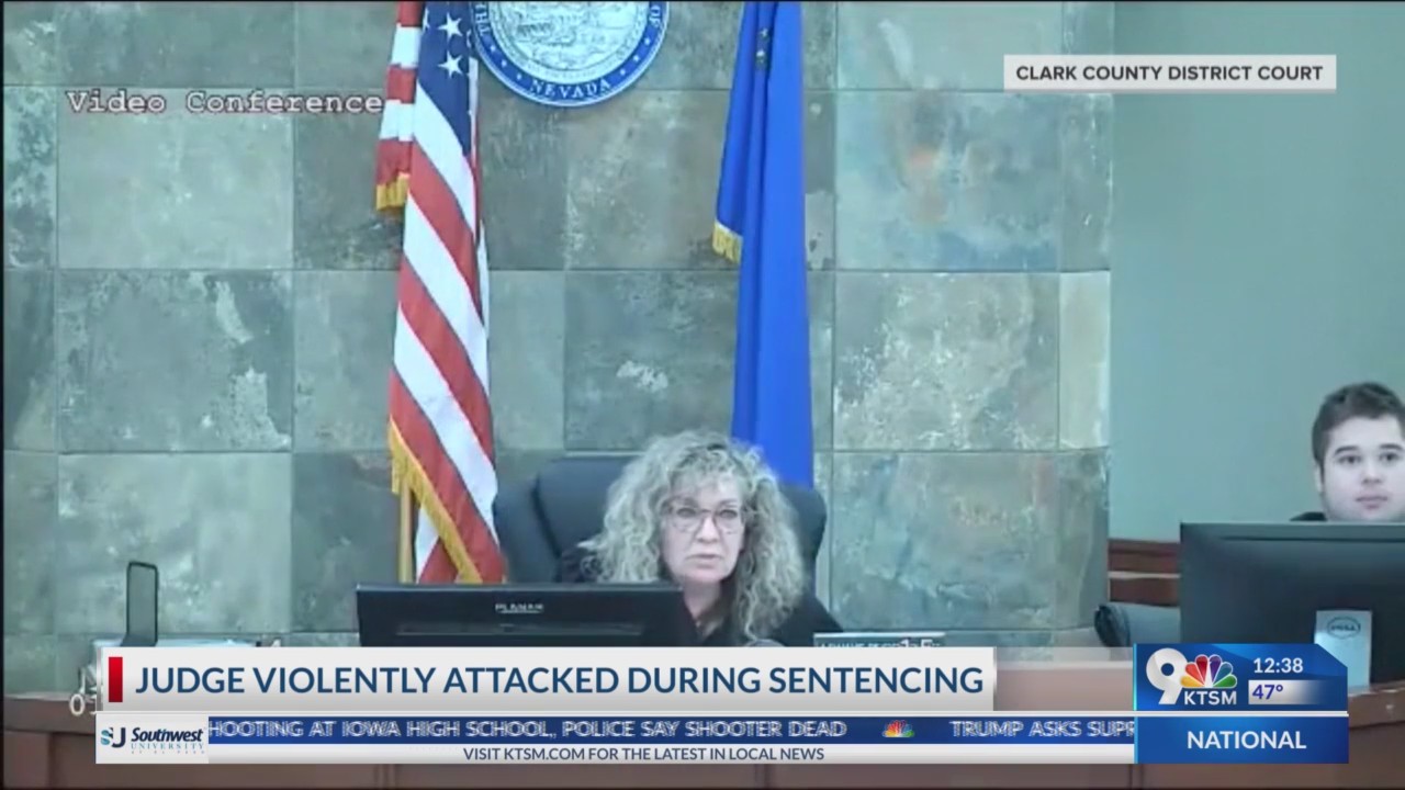 Las Vegas judge attacked in court during sentencing – KTSM 9 News