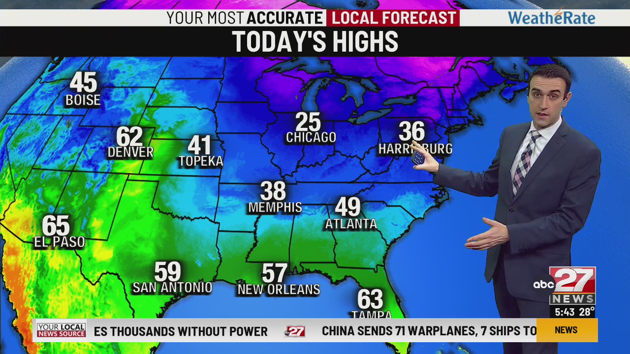 Adis Juklo’s Tuesday AM Forecast – PAhomepage.com