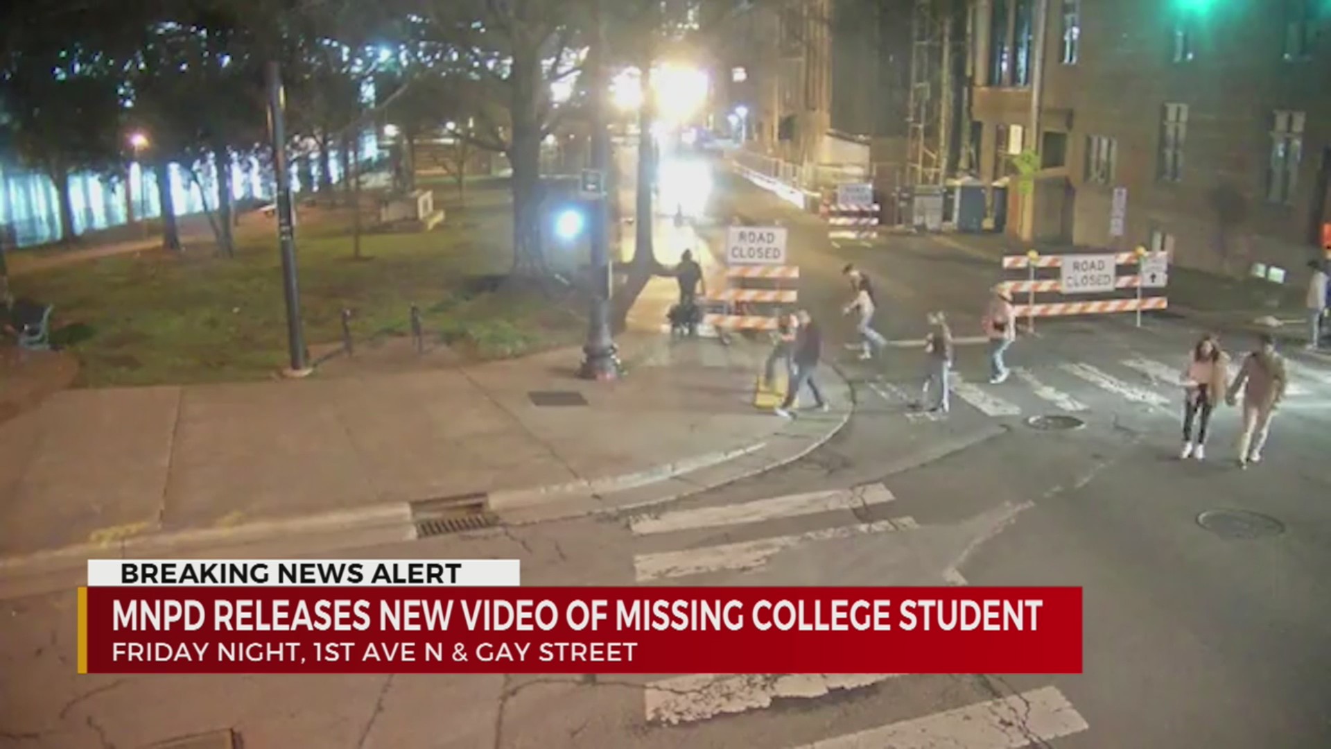 Metro police releases surveillance video of missing college student ...
