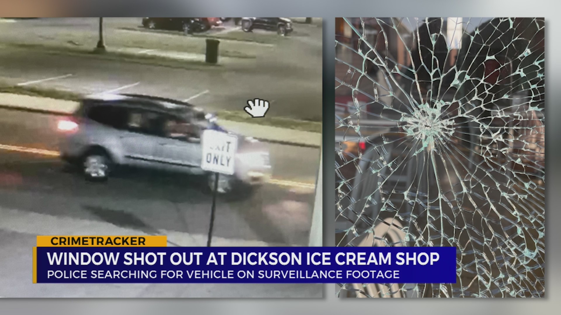 Window shot out at Middle TN ice cream shop – WKRN News 2
