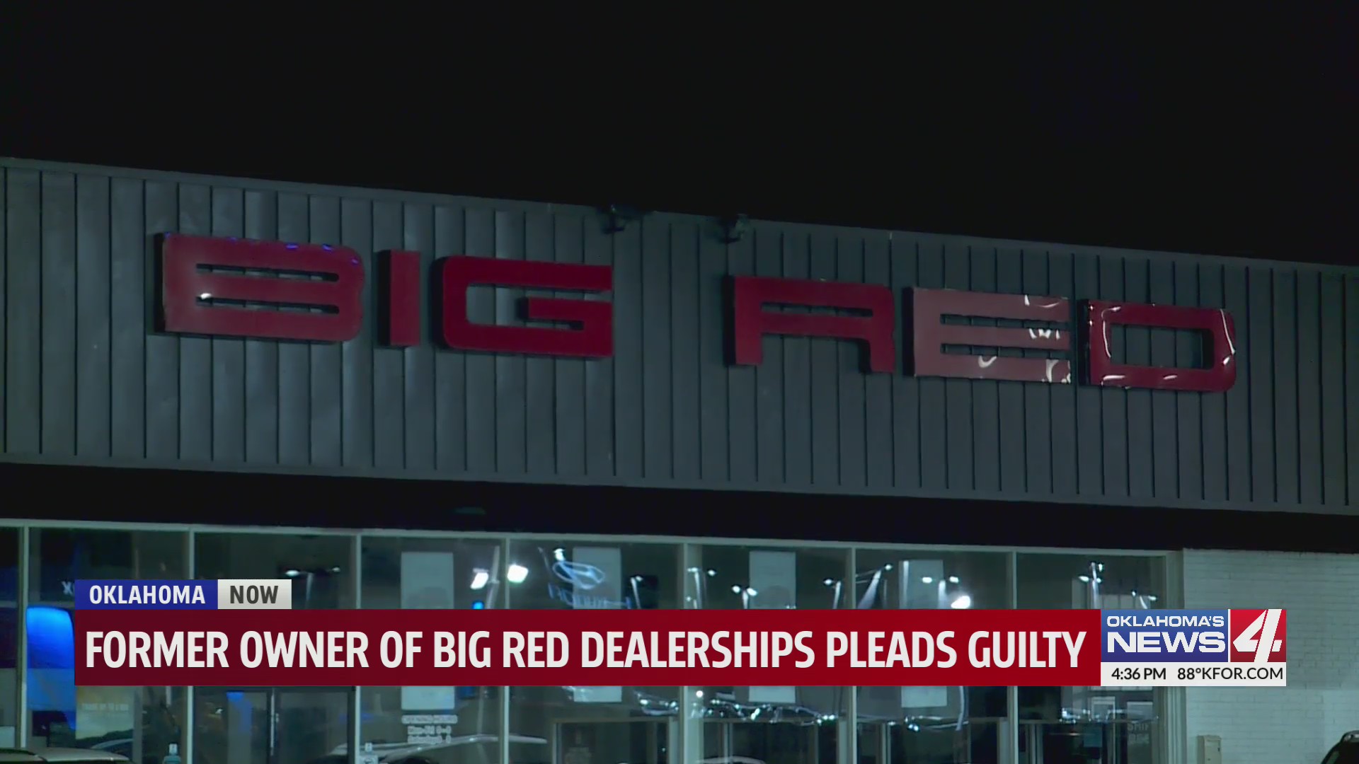 Former owner of Big Red dealerships pleads guilty – KFOR.com Oklahoma City