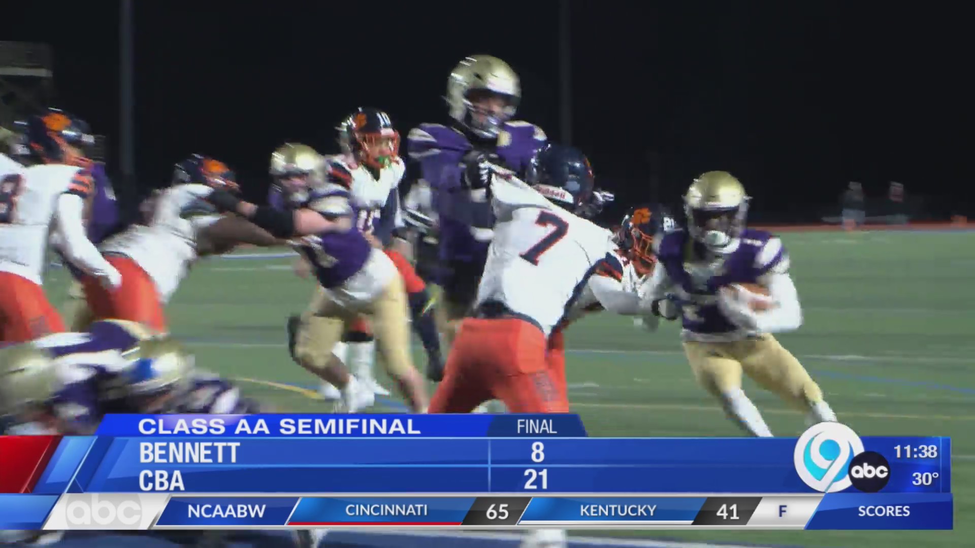 11/25 – CBA advances to state finals with win over Bennett – WSYR