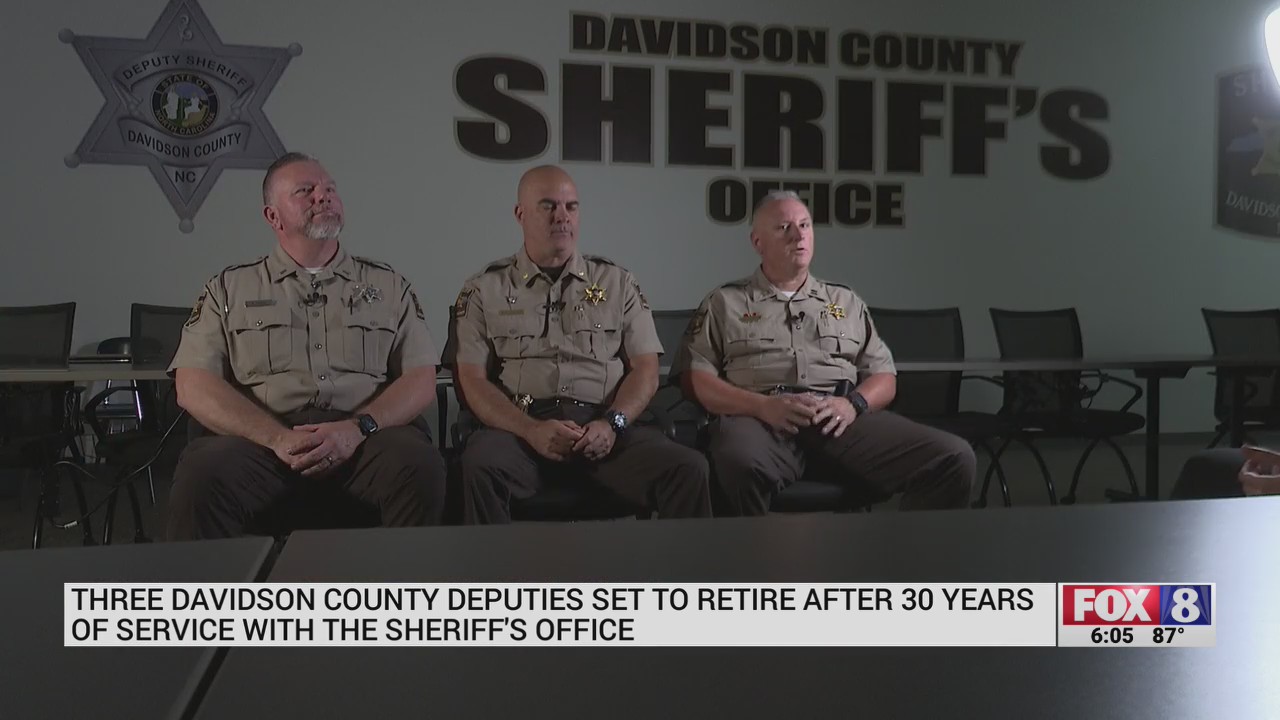 3 Davidson County deputies set to retire after 30 years with the ...