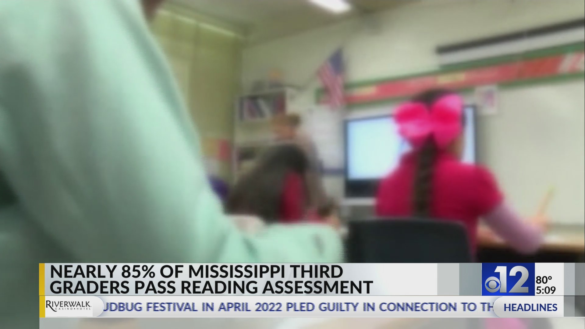Nearly 85% of Mississippi 3rd graders pass reading assessment – WJTV