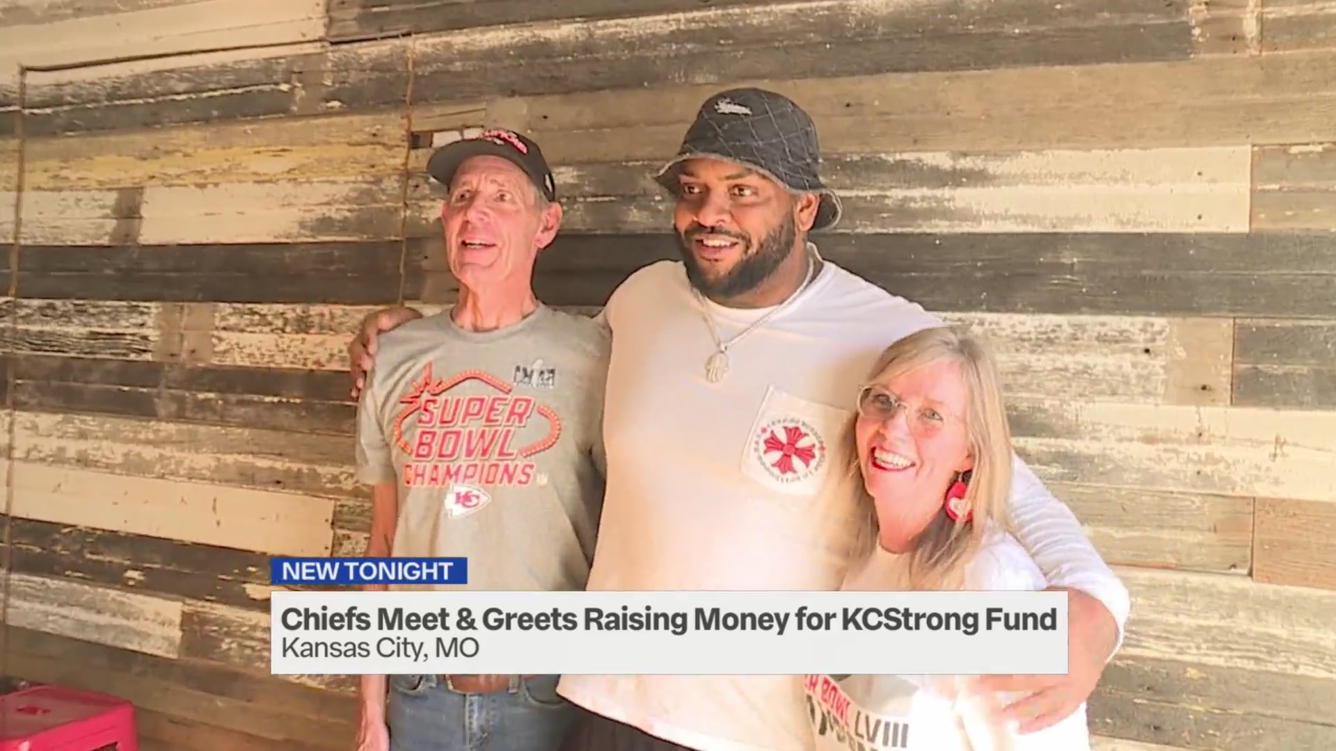 Chiefs players visit fans to support KC Strong Fund – FOX 4 Kansas City ...