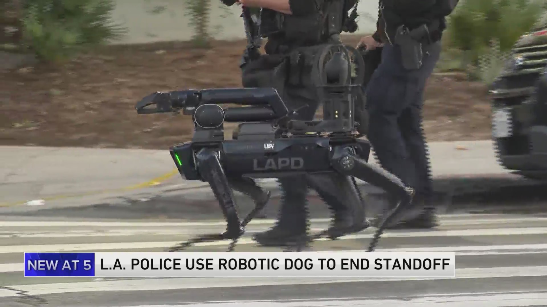 Police robot dog helps end standoff on L.A. Metro bus – WGN-TV