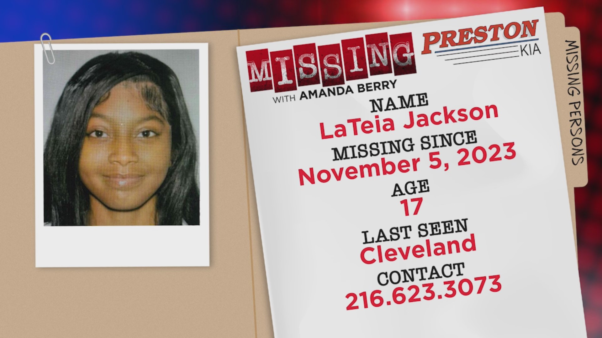 MISSING: LaTeia Jackson – Fox 8 Cleveland WJW