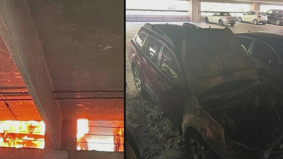 UNCG parking deck fire investigation underway after 4 vehicles damaged ...