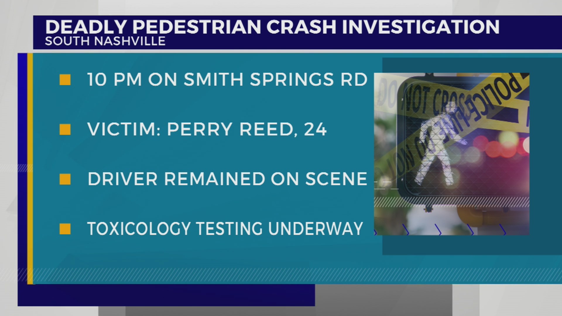 Pedestrian dead following South Nashville, TN crash – WKRN News 2