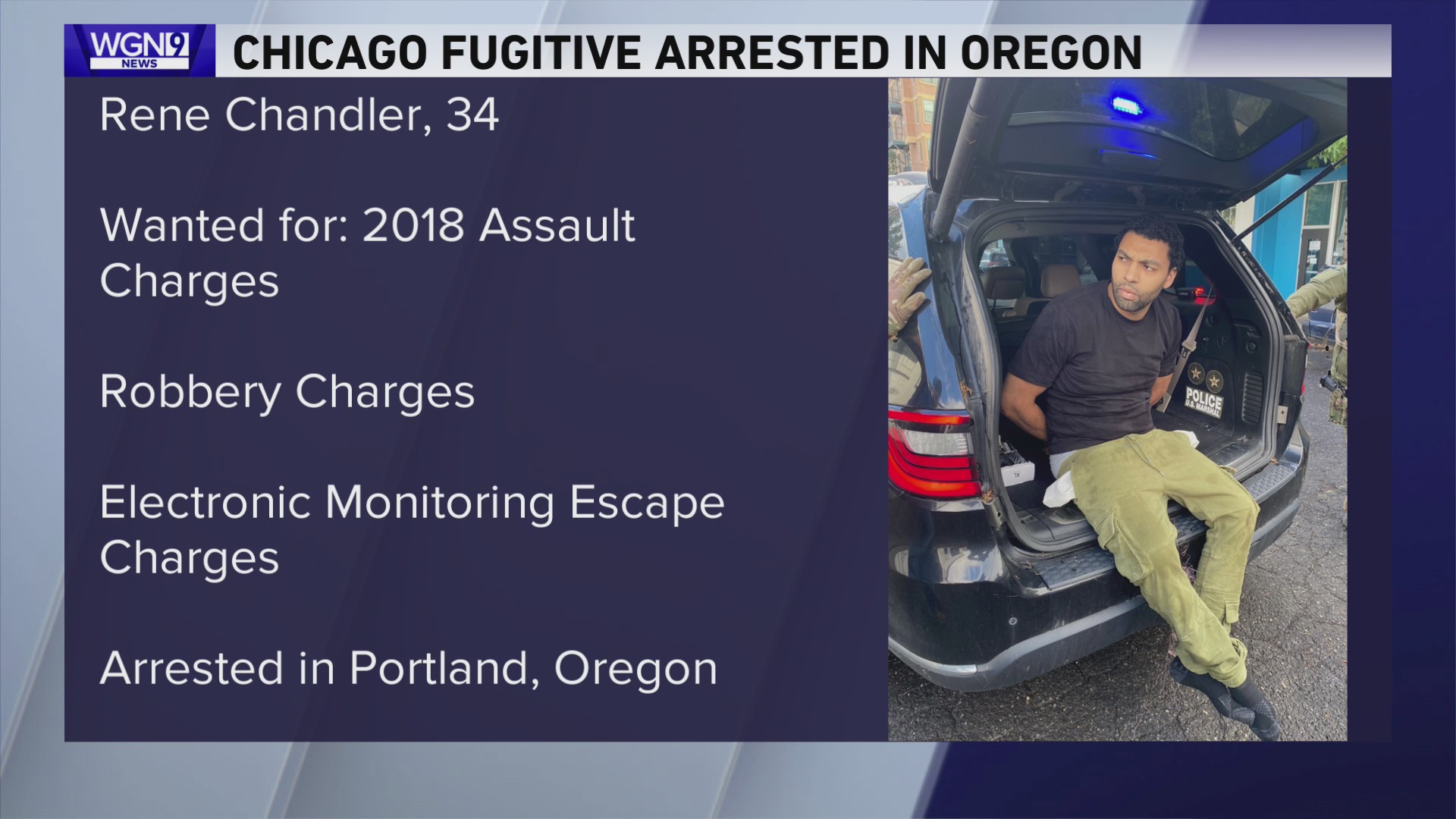 Chicago man accused of sexually assaulting 2 women captured in Oregon ...