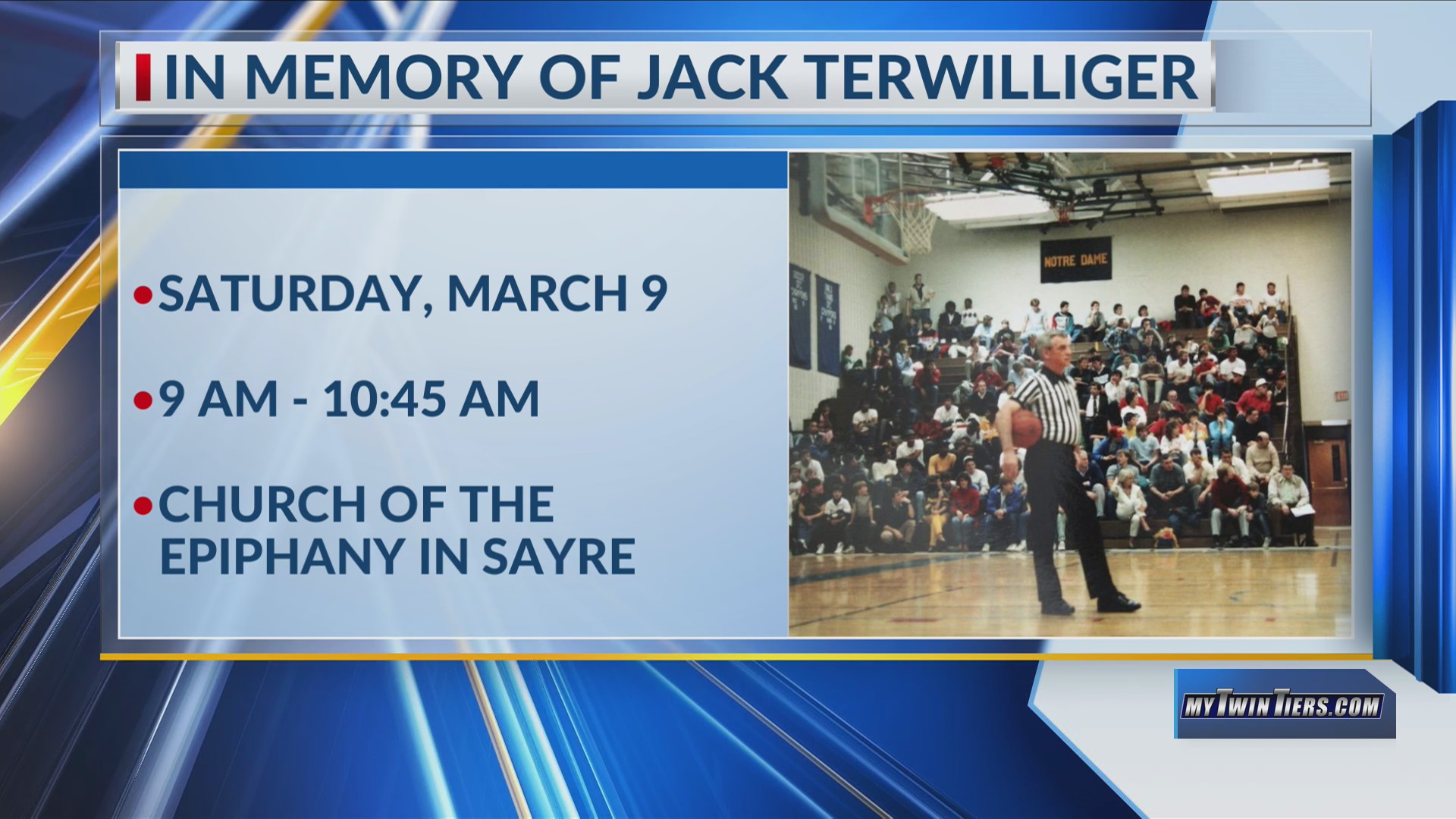 18 Sports remembers Jack Terwilliger – WETM – MyTwinTiers.com