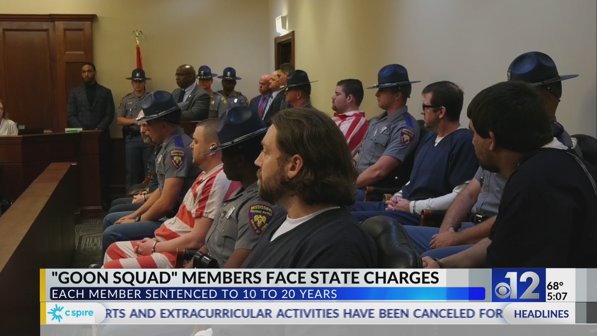 Six members of Mississippi ‘Goon Squad’ sentenced on state charges – WJTV