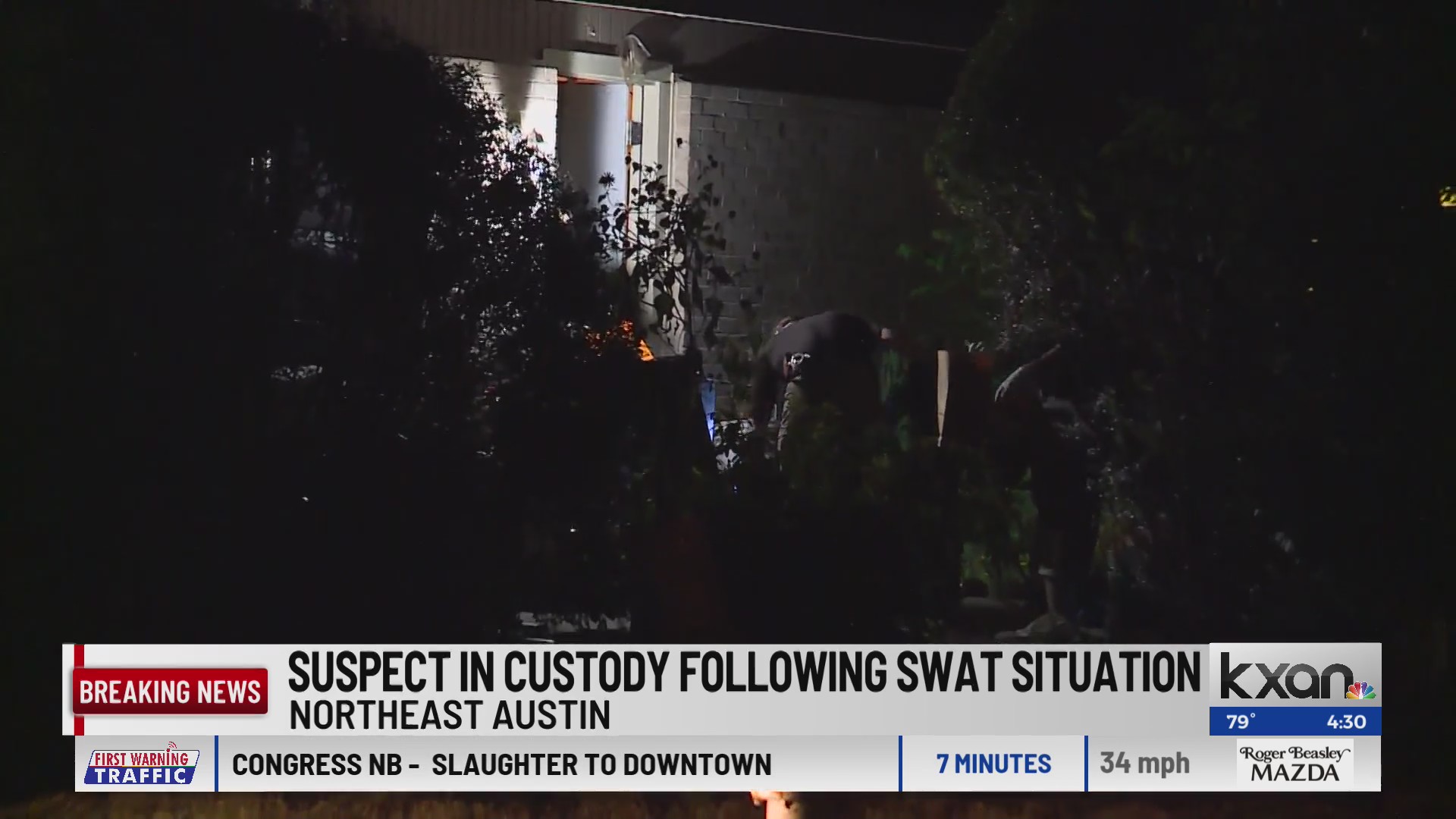 Murder suspect in custody after SWAT callout – KXAN Austin