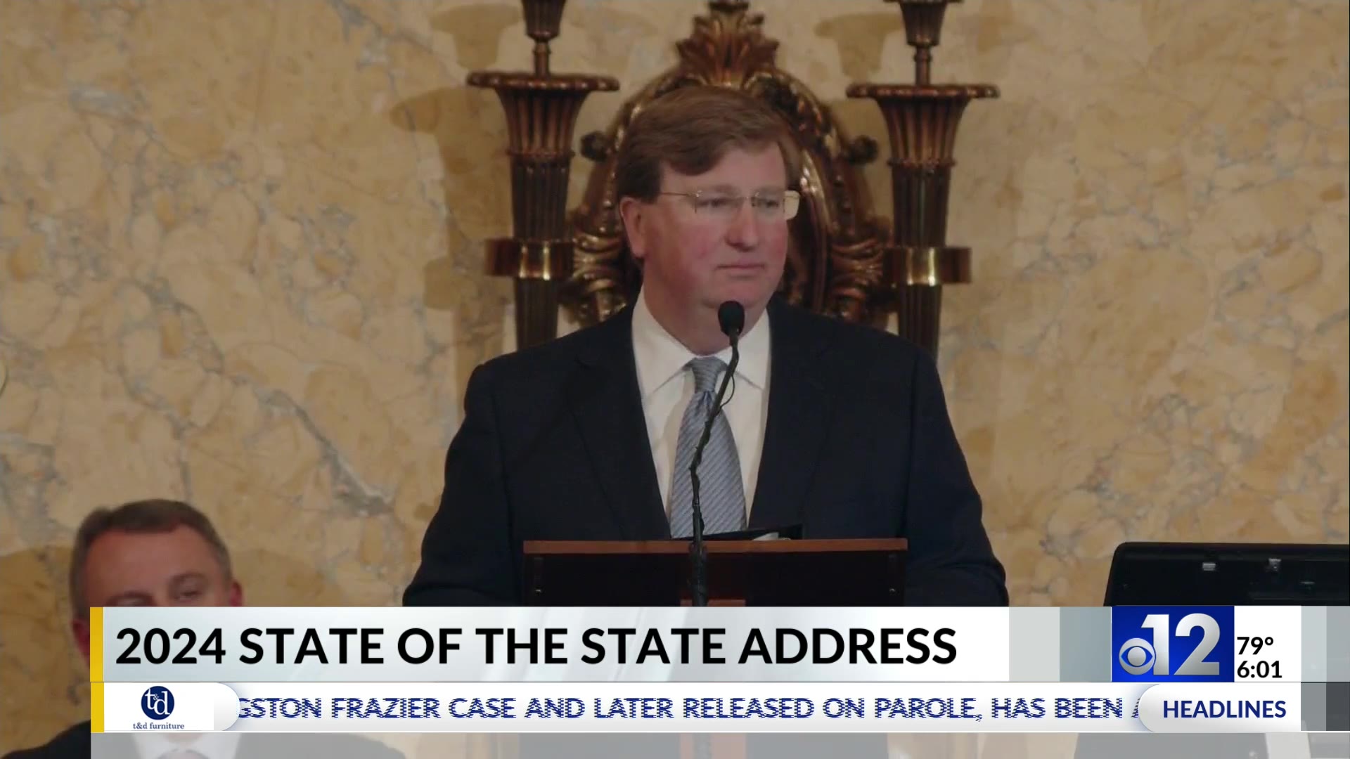 Mississippi governor delivers 2024 State of the State address – WJTV