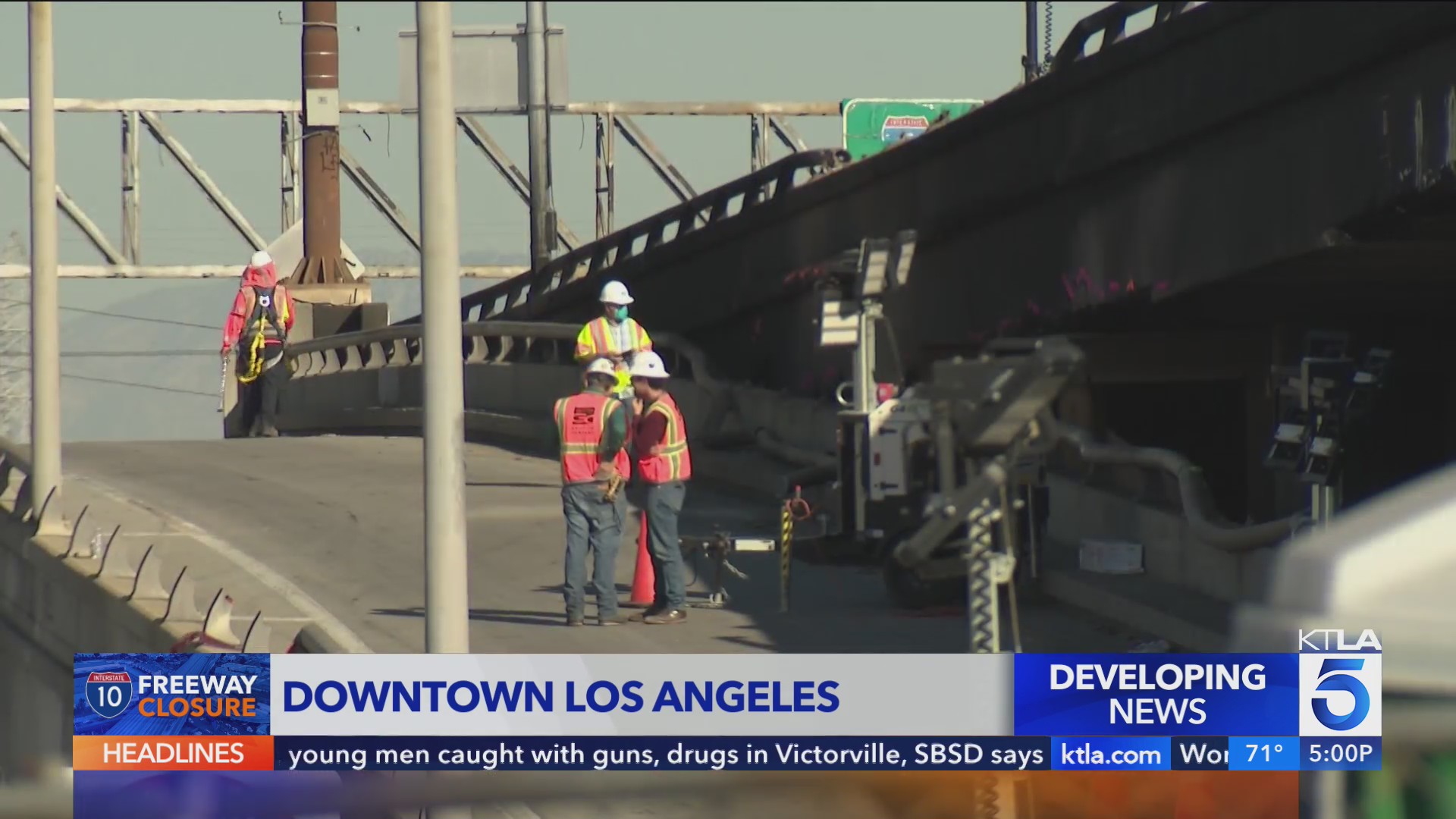 10 Freeway in L.A. could reopen in 3 to 5 weeks; no demolition ...