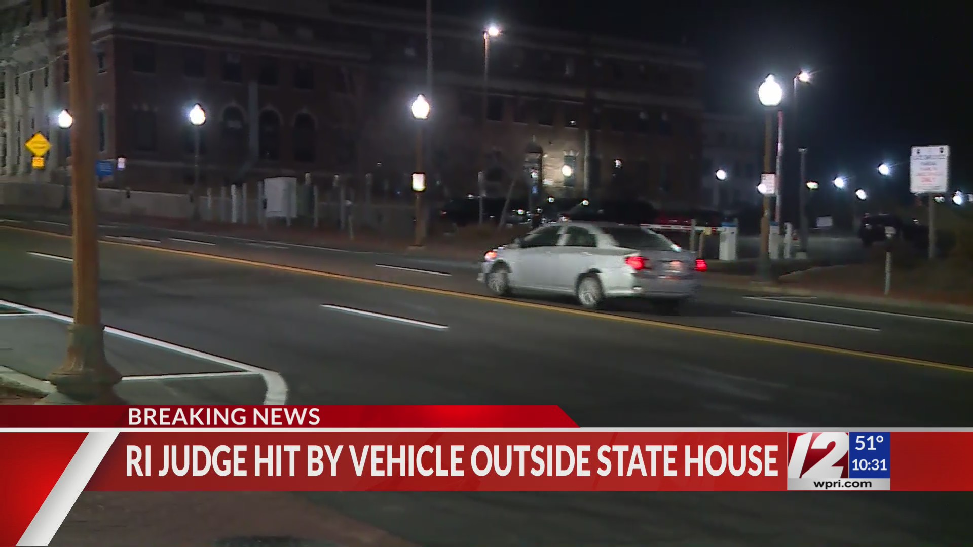 RI judge hit by vehicle outside State House – WPRI.com