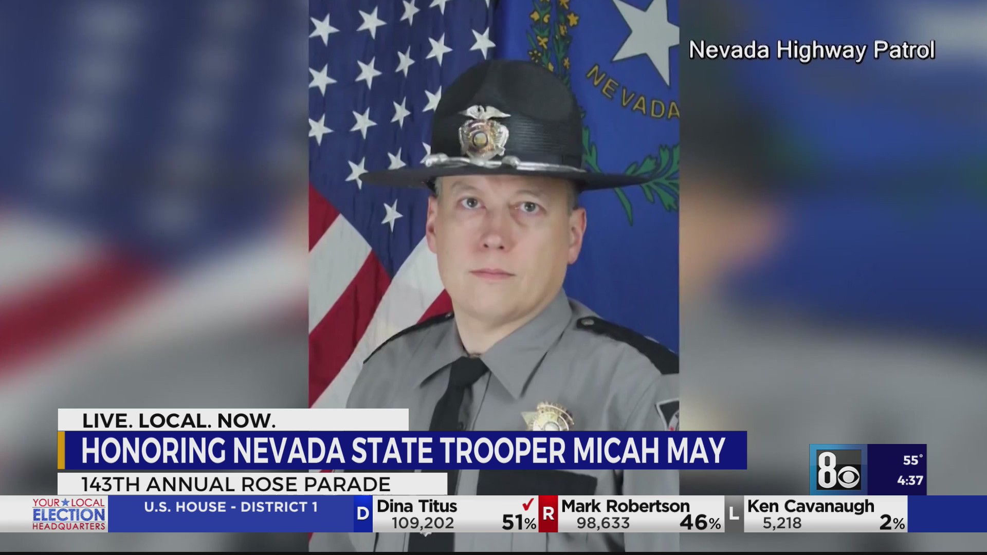Fallen Nevada State Trooper Micah May to be honored at Tournament of ...