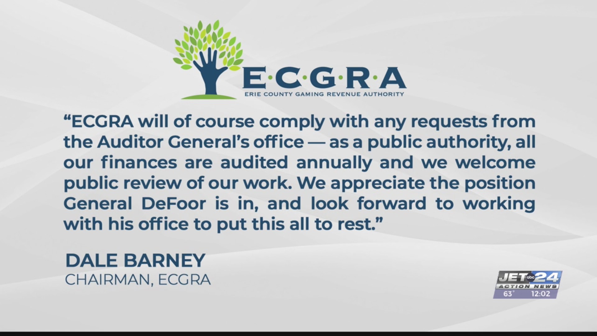 ECGRA will receive audit following concerns from several PA lawmakers ...