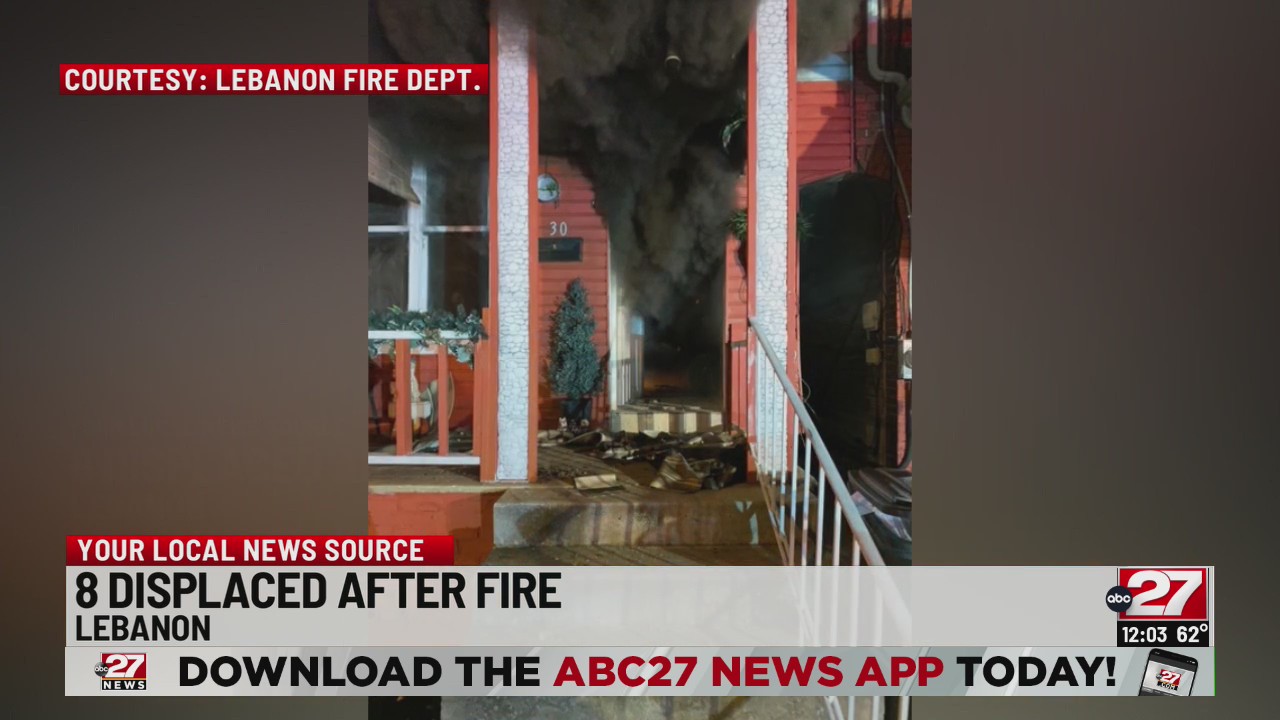 Dog killed, firefighter injured as Lebanon house fire displaces 8 ...