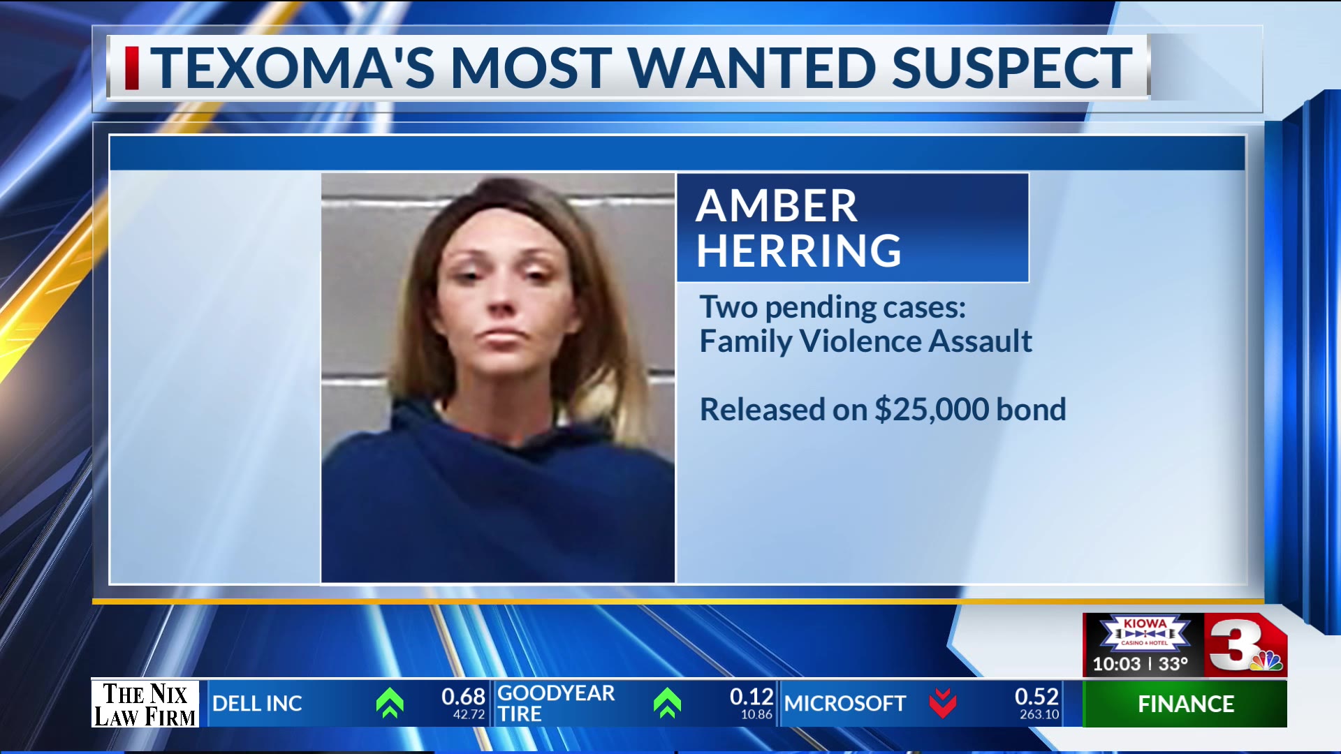 Amber Herring – KFDX 3 News at 10 – Texomashomepage.com