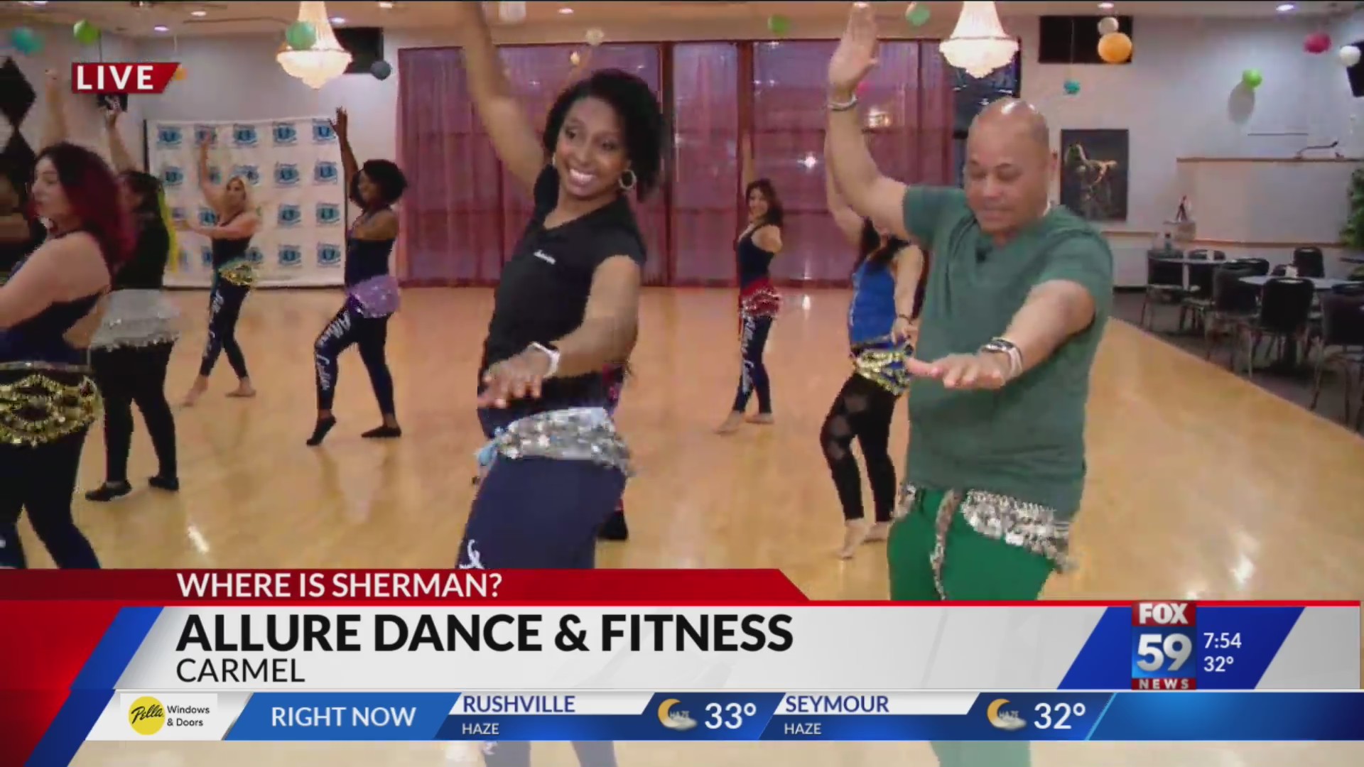 Where Is Sherman? Allure Dance & Fitness – Fox 59